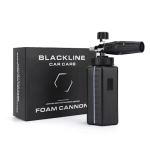 blackline high-performance foam cannon for pressure washer premium car wash foam gun for car soap cannon foam sprayer wide mouth snow foam lance soap sprayer for pressure washer car foam gun cleaner