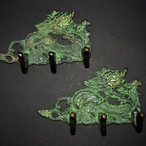 Uniquebazar4u Brass Dragon Wall Hook Handiscrafts Flying Dragon Wall Clothes Hanging Hook