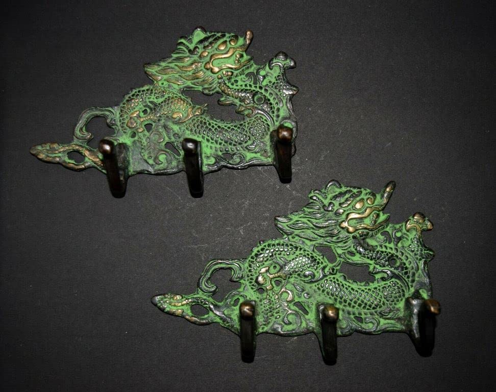 Uniquebazar4u Brass Dragon Wall Hook Handiscrafts Flying Dragon Wall Clothes Hanging Hook