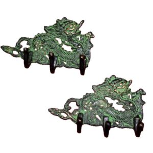 Uniquebazar4u Brass Dragon Wall Hook Handiscrafts Flying Dragon Wall Clothes Hanging Hook