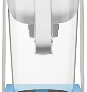 Brita Large 10 Cup Water Pitcher with 1 Standard Filter, Made Without BPA, Huron, (Packaging May Vary), Small, Bright White