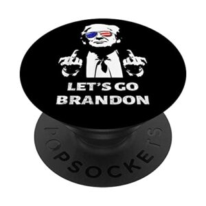 trump let's go biden brandon funny joe biden popsockets swappable popgrip