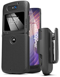 encased duraclip holster for motorola razr 5g belt clip case (ultra slim, flip design)