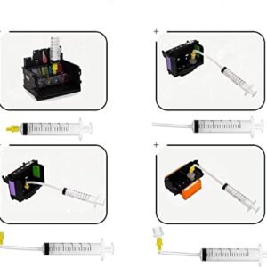 Inkpro Printhead Cleaning Kit Printer Flush Kit for Epson WF-7720 WF-7710 WF-7210 WF-7620 WF-7610 WF-2660 WF-2630 WF-2760 WF-2750 WF-3640 WF-3620 XP-430 420 410 XP-330 XP-320 Printer Nozzle Cleaner