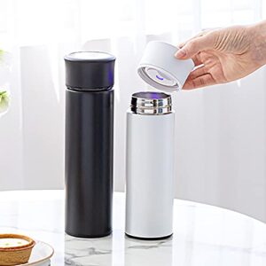 LINK UV-C Self Cleaning Sterizing Tumbler White 350ml / Water Purification /304SS Vacuum Insulated Stainless Steel Hot & Cold Double Walled/Tumbler Sterilization & Travel