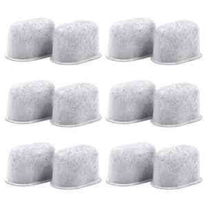 fasezoomit 12 pack compatible charcoal water filter replacements for breville bwf100 and keurig coffee machines(12 pack)