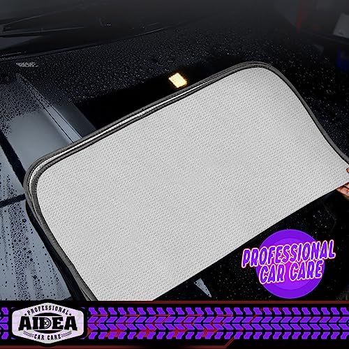 AIDEA Professional Microfiber Drying Towel-30 x22, Premium Car Drying Towel, Strong Water Absorbent & Scratch-Free, Safe for Car Wash, Home Cleaning & Pet Drying Cloths-1PK