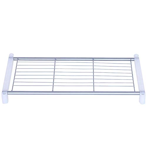 JF-XUAN Kitchen Shelf Microwave Oven Rack Kitchen Shelf 3 Layer Microwave Oven Rack Multifunctional Open Shelf Compatible with Kitchen Utensils Towels And Accessories Large Microwave Oven Rack (Col