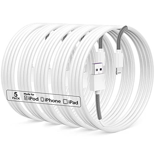 [2Pack] Extra Long iPhone Cable 10ft, Apple MFi Certified Lightning Charger Cable 10 Foot, iPhone USB Fast Charging Cord 10 Feet Compatible for Apple iPhone 13/12/11 Pro Max/XS/XR/X/8/7/6s/Plus/iPad