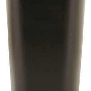 Rubbermaid Commercial 295600BK Deskside Plastic Wastebasket, Rectangular, 7 gal, Black (2)