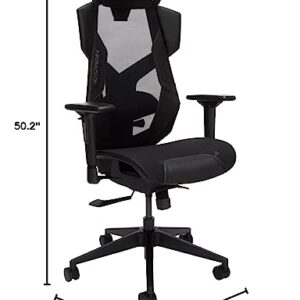 RESPAWN FLEXX Gaming Chair Mesh Ergonomic High Back PC Computer Desk Office Chair - Adjustable Lumbar Support, Seat-Slide, 115 Degree Syncro-Tilt Recline, 2D Armrests & Headrest, 300lb Max - Black