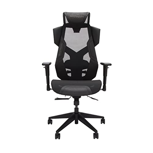 RESPAWN FLEXX Gaming Chair Mesh Ergonomic High Back PC Computer Desk Office Chair - Adjustable Lumbar Support, Seat-Slide, 115 Degree Syncro-Tilt Recline, 2D Armrests & Headrest, 300lb Max - Black