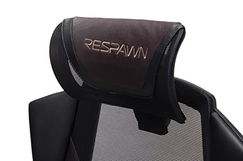 RESPAWN FLEXX Gaming Chair Mesh Ergonomic High Back PC Computer Desk Office Chair - Adjustable Lumbar Support, Seat-Slide, 115 Degree Syncro-Tilt Recline, 2D Armrests & Headrest, 300lb Max - Black