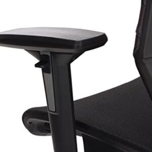 RESPAWN FLEXX Gaming Chair Mesh Ergonomic High Back PC Computer Desk Office Chair - Adjustable Lumbar Support, Seat-Slide, 115 Degree Syncro-Tilt Recline, 2D Armrests & Headrest, 300lb Max - Black