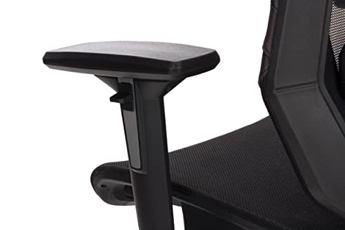 RESPAWN FLEXX Gaming Chair Mesh Ergonomic High Back PC Computer Desk Office Chair - Adjustable Lumbar Support, Seat-Slide, 115 Degree Syncro-Tilt Recline, 2D Armrests & Headrest, 300lb Max - Black