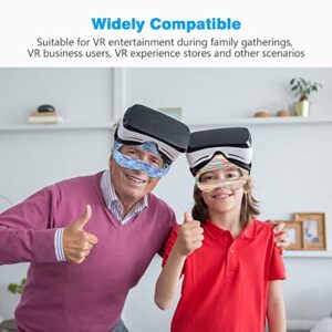 ELIATER VR Masks Sweatproof Cover Compatible with Oculus Go Quest 2, Breathable Sweat Band Use for VR Workouts Supernatual (3Pcs)