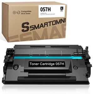 s smartomni compatible 057h toner cartridge replacement for canon 057h 057 crg-057 cartridge compatible with canon imageclass mf440 mf445dw mf448dw mf449dw lbp220 lbp226dw lbp227dw lbp228dw printer