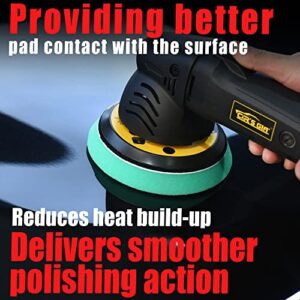 CAR'S GIFT 5" polishing pads,for DA or Rotary polishing and Air Polisher,4 grits from coarse to fine, meet your different polishing needs(4Items)