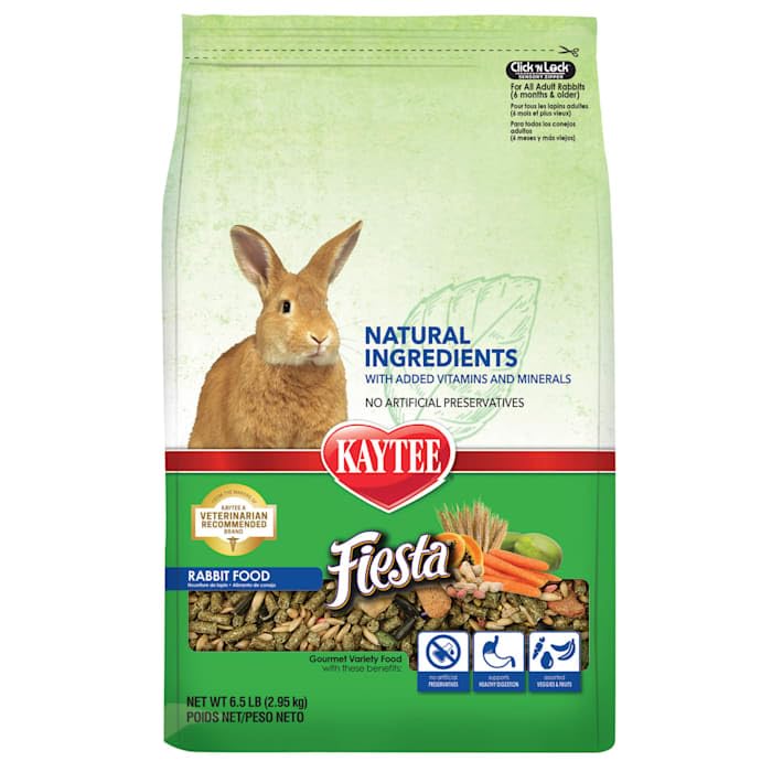 Kaytee Fiesta Naturals Rabbit Food, 6.5 lbs.