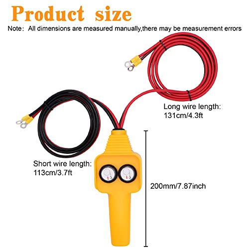 Torkettle Winch Hand Control Assembly Controller with Solenoid Relay Built-in for 1500lbs to 4500lbs 12V Electric Winch