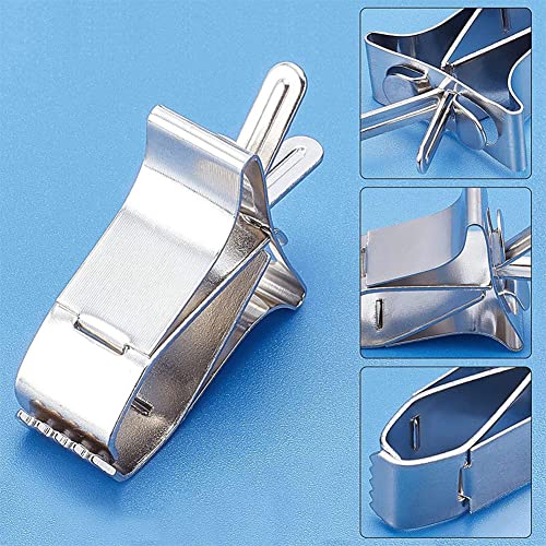 3 Pieces Birds Food Holders Bird Cage Food Holder Parrot Fruit Vegetable Clips Bird Cage Feeder Clip Metal Feeder Clamps Bird Cage Accessories, Silver