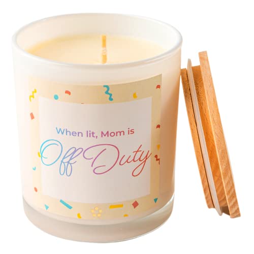 AROMEO Funny Gifts for Mom | Birthday Gift Candles for Mom, Mother, Mother’s Day | Gifts for Women (Off Duty)