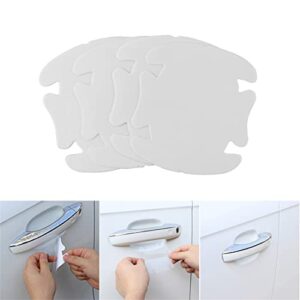 Rydowenna 4pcs Door Handle Sticker Door Handle Cup Scratch Protection car Door Protector Door Handle Side Sticker Scratch Protection Transparent Door Handle Paint Scratch Protection Film