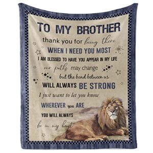 julazy gifts for brother throw blanket 60"x 50", brother gifts from sister, birthday gifts for brother, funny for brother, best graduation gift ideas