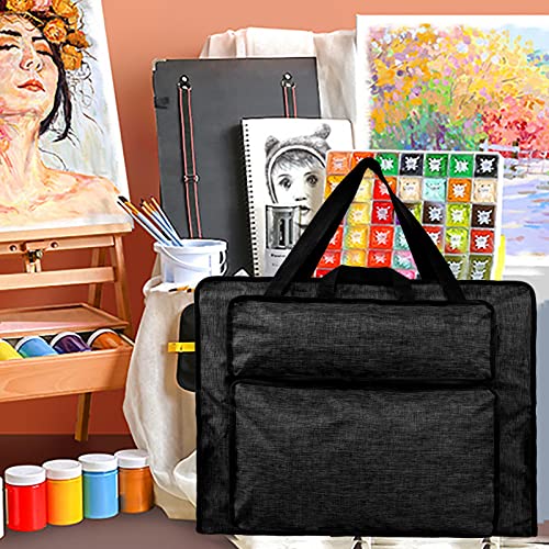 Students Water-Resistant Artist Portfolio Tote Bag for Art Supplies Storage 8K Drawing Board Carry Shoulder Bag Sketch Pad Art Board Bag Art Supplies Storage Tote Bag Durable Art Portfolio Case