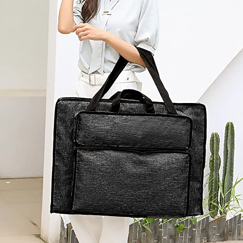 Students Water-Resistant Artist Portfolio Tote Bag for Art Supplies Storage 8K Drawing Board Carry Shoulder Bag Sketch Pad Art Board Bag Art Supplies Storage Tote Bag Durable Art Portfolio Case