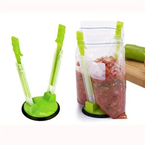 zhengjing hands-free rack holder for food prep bag,plastic freezer bag, bag holder stand, meal planning,prep bag