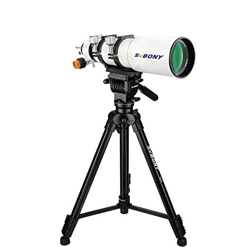 SVBONY SV503 Telescope, 80ED F7 Telescope OTA, 2 inches Dual Speed Focuser, Bundle with SA402 Tripod 1/4 inches Quick Shoe Plate, for Astrophotography