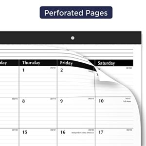 AT-A-GLANCE Desk Calendar 2023, Office Desk Pads, Monthly, 21-3/4" x 17", Large, Ruled Blocks, 3 Pack (AZSK2400)