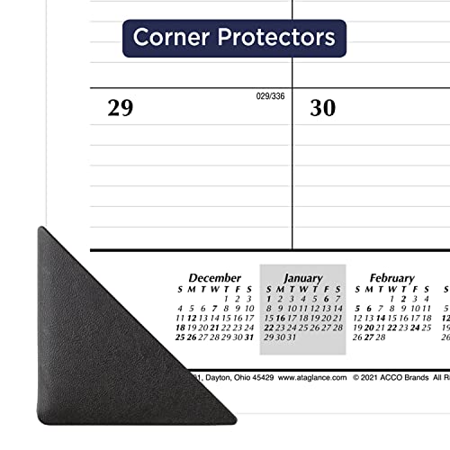 AT-A-GLANCE Desk Calendar 2023, Office Desk Pads, Monthly, 21-3/4" x 17", Large, Ruled Blocks, 3 Pack (AZSK2400)