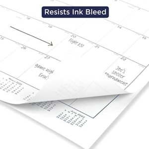 AT-A-GLANCE Desk Calendar 2023, Office Desk Pads, Monthly, 21-3/4" x 17", Large, Ruled Blocks, 3 Pack (AZSK2400)