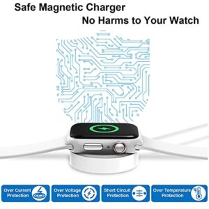 Apple Watch Charger [Apple MFi Certified] Apple Watch Magnetic Charging Cable (1m) Fast Magnetic Wireless Charging Cable Cord Portable Charging Cord Compatible with Apple Watch Series 7 6 SE 5 4 3 2 1