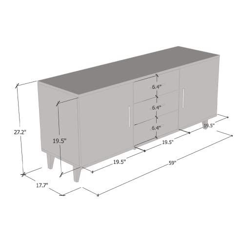 Lotta 150 2D3S 59" Sideboard