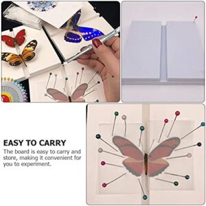 Mipcase Insect Pinning Board Butterfly Spreading Wings Board Insect Specimen Plates Specimen Display Board for Bugs Collection Supplies