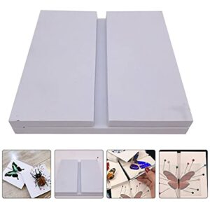 Mipcase Insect Pinning Board Butterfly Spreading Wings Board Insect Specimen Plates Specimen Display Board for Bugs Collection Supplies