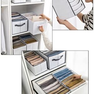 3 Pack- Sock Drawer Organizer Divider Fabric Foldable Drawer Organizers For clothing, sock and underwear organizer With Different Small Cells.