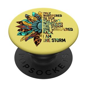 sunflower quote for texas women strong western christian popsockets swappable popgrip