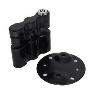 RX-LOX-PM Pack Mount Fits for RotopaX Fuel Pack Locking Mount Extension with Backing Plate Base and 2 Keys