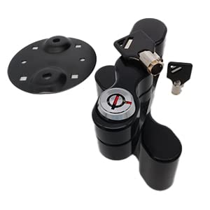 RX-LOX-PM Pack Mount Fits for RotopaX Fuel Pack Locking Mount Extension with Backing Plate Base and 2 Keys