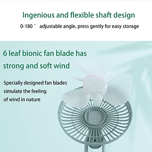 Dalontun Desk Fan Table Shaking Fan Air Circulator Home Office 3 Speed Battery Operated 7 Inch Clip Bedroom Cooling JP-ytts 0