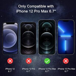 WHPXJY for [2+3 Pack] Privacy Screen iPhone 12 Pro Max with Camera Lens Protector Anti-Spy Full Edge Coverage Shatterproof Bubble Free 9H Tempered Glass Film Screen Protector for iPhone 12 Pro Max 6.7"