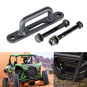 goldfire teryx krx 1000 accessories, utv front rear tow hook compatible with 2020 2021 kawasaki teryx krx 1000, replace oem # 99994-1315 (black)