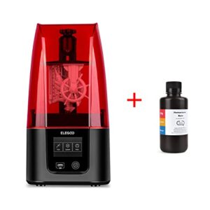 elegoo mars 3 resin 3d printer and elegoo abs-like resin grey 500g