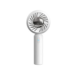 lawrni handheld cool fan, [ice hockey cooling] mini portable hand fan,summer usb rechargeable personal fan, small fan with 3 speeds and for travel/commute/makeup/office