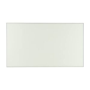 17" x 28" Rectangle Tempered Clear Glass Table Top - 3/8" Thick with Flat Polish Edge - Pro Safe Glass