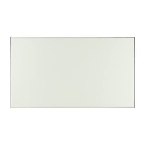 17" x 28" Rectangle Tempered Clear Glass Table Top - 3/8" Thick with Flat Polish Edge - Pro Safe Glass